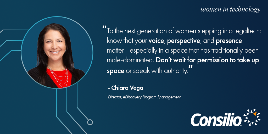 Consilio | Blog | Women In Technology Campaign - Chiara Vega
